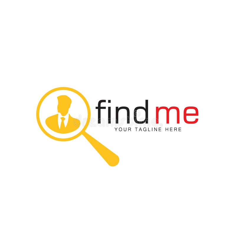 A Cool and Modern Job Search Logo Stock Vector - Illustration of ...