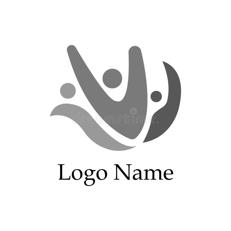 Simple Modern Logo Design Company Stock Illustration - Illustration of ...