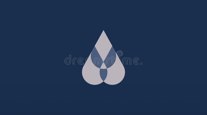 Simple and Modern Logo Design of Rain Logo Concept Stock Vector ...