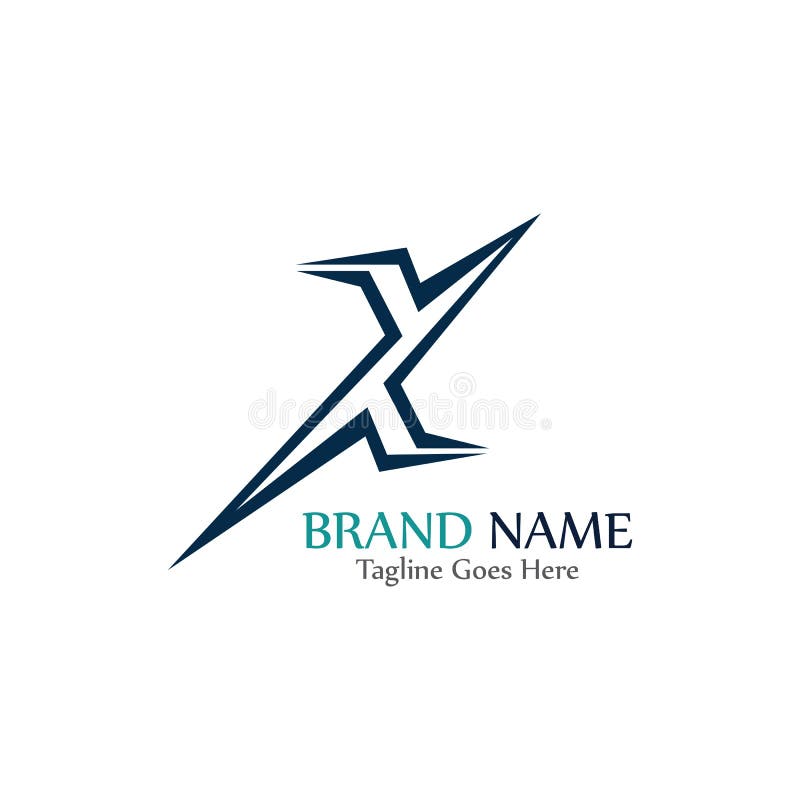Simple and Modern Logo of Letter X Creative Design Stock Illustration ...