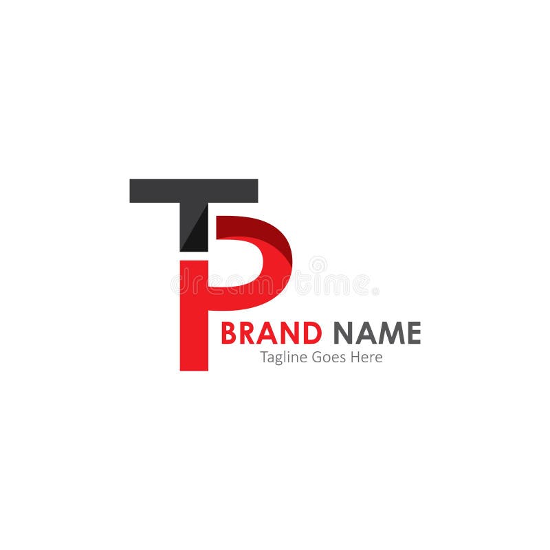Simple and Modern Logo of Letter TP for Business Vector Design. Stock ...