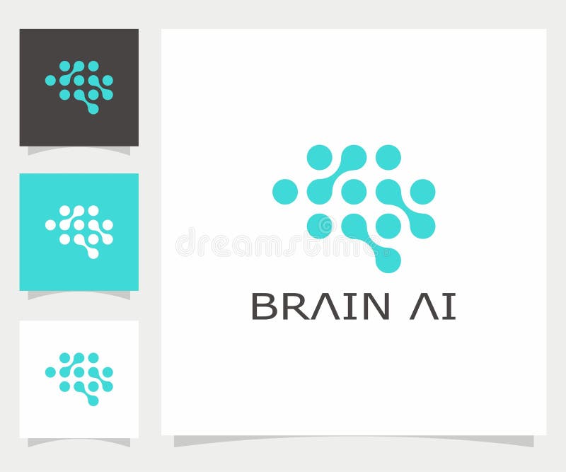 Ai Brain Logo Vector. Creative Logo Stock Vector - Illustration of ...