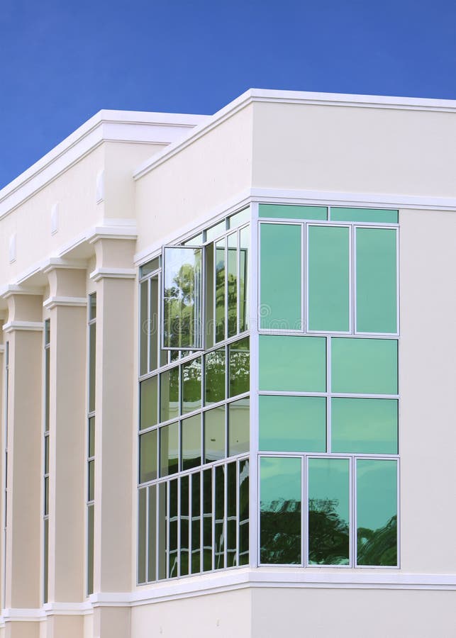 Simple Modern Stylish Building Stock Photo - Image of paint, material ...