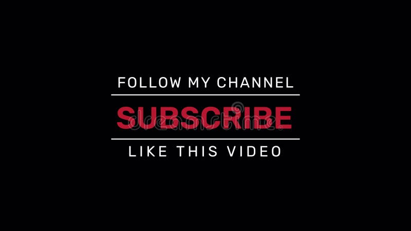 Simple and Modern Subscribe Button for Videos, Social Media Posts, and ...