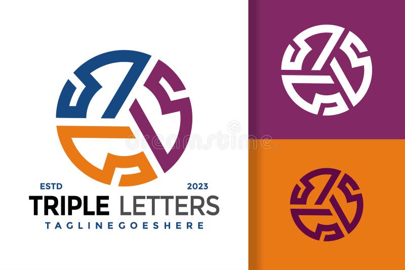 Letter SSS Simple Logo Icon Design Vector Stock Vector - Illustration ...