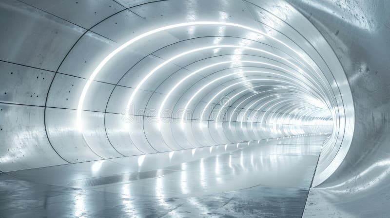 Simple, Modern Underground Tunnel Mockup Scene for Design Projects ...