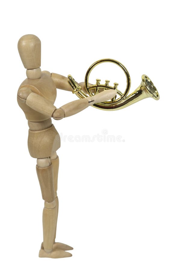 Simple Horn Section stock image. Image of molded, shiny - 20823853
