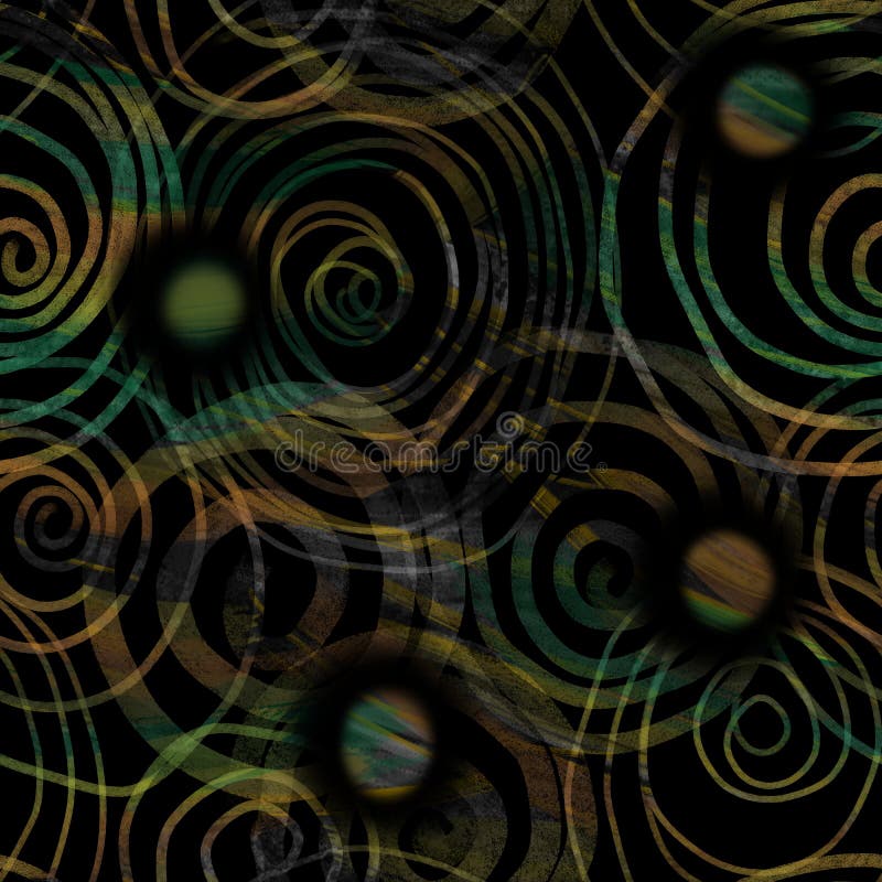 Simple Monochromatic Color Abstract Seamless Pattern Stock Illustration ...