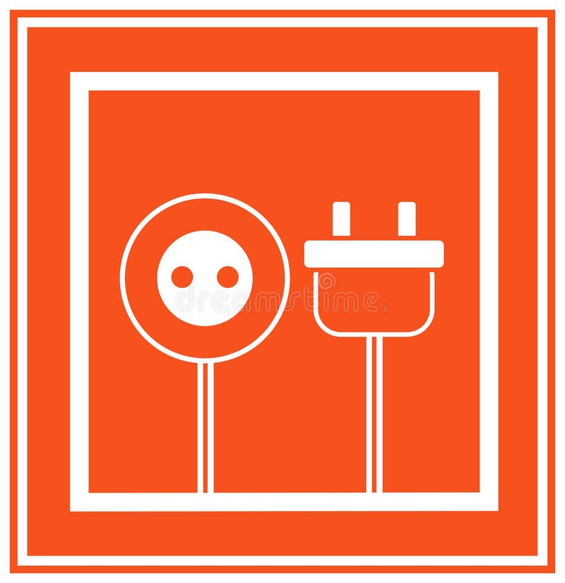 Electricity icon stock vector. Illustration of environmentally - 10004667