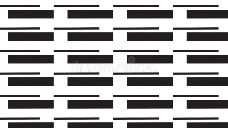 Simple Monochrome Line and Rectangular Pattern Stock Vector ...