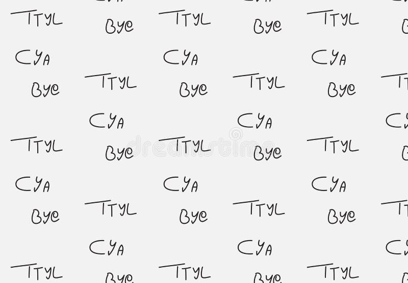 Simple Monochrome Plus Curved Connected Pattern Stock Illustration ...