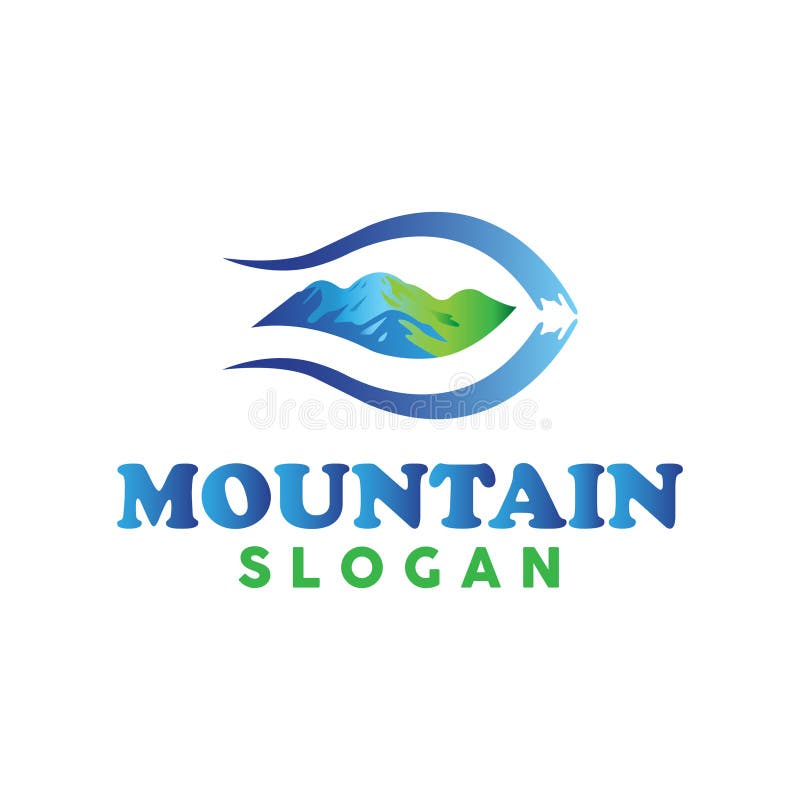 Simple Mountain Logo and Icon Vector Illustration Design Stock Vector ...