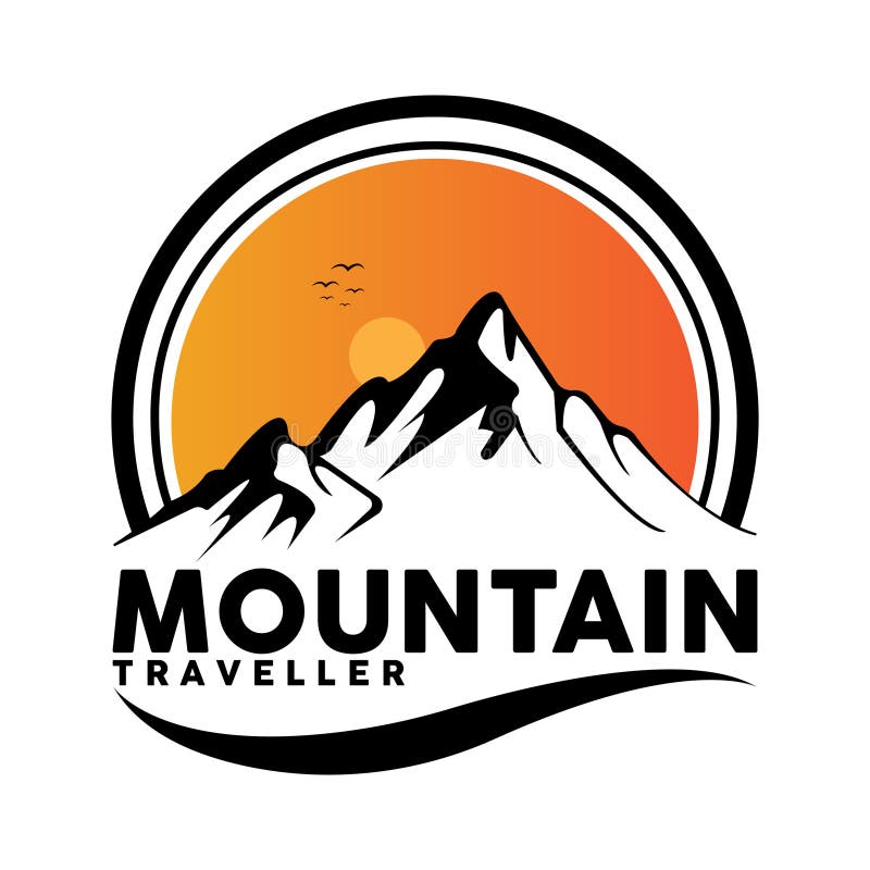 Simple Mountain Logo and Icon Vector Illustration Design Stock Vector ...