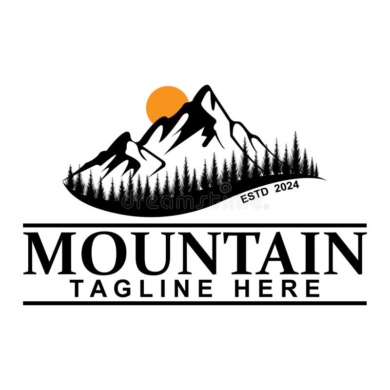 Simple Mountain Logo Stock Illustrations – 35,167 Simple Mountain Logo ...