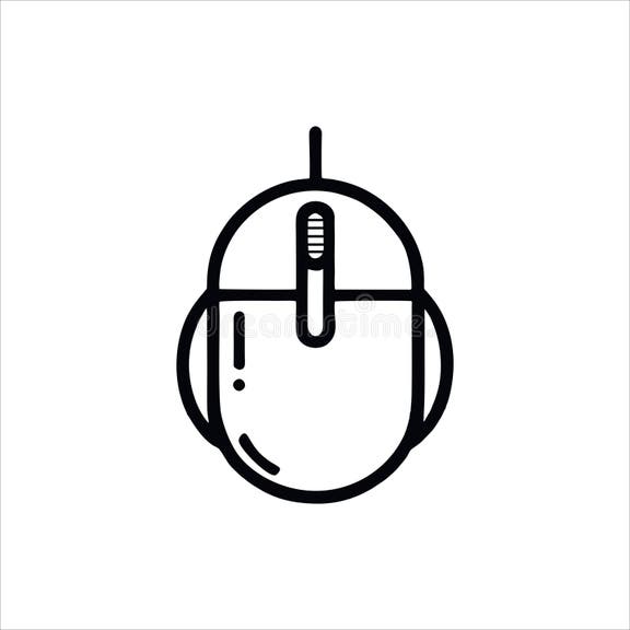 Simple Mouse Vector with Minimalist and Modern Design Stock ...