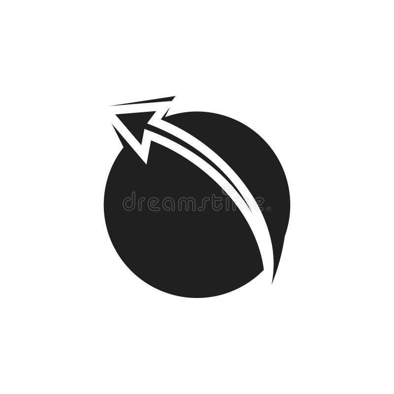 Arrow Global Movement Spread Symbol Vector Stock Vector - Illustration ...