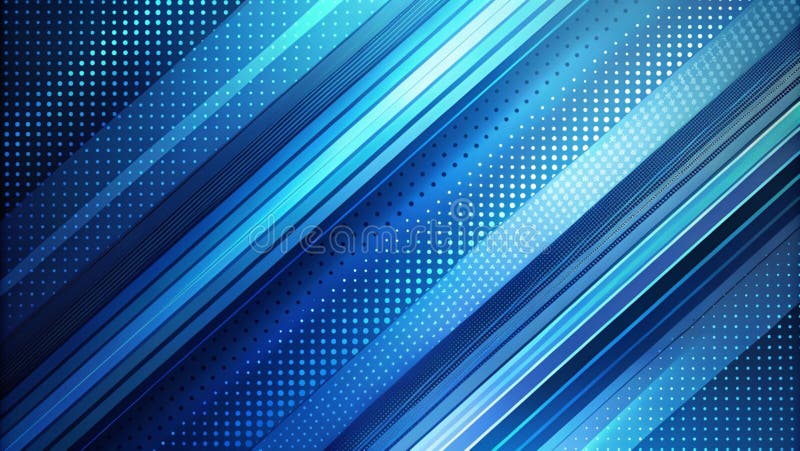 Simple Multi-pattern Background with Blue Gradient. Stock Illustration ...