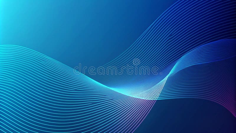 Simple Multi-pattern Background with Blue Gradient. Stock Illustration ...