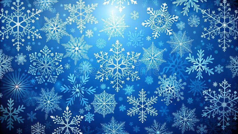 Simple Multi-pattern Background with Blue Gradient. Stock Illustration ...