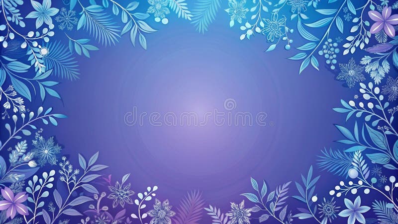 Simple Multi-pattern Background with Blue-purple Gradient. Stock ...