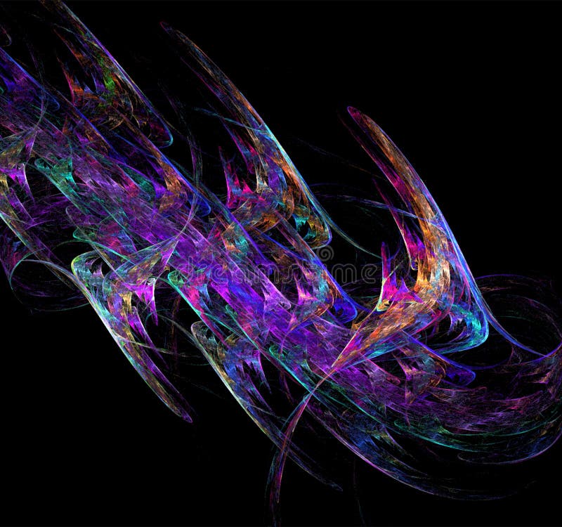 Simple Multicolor Abstract Pattern on Black Background, Wallpaper Stock ...