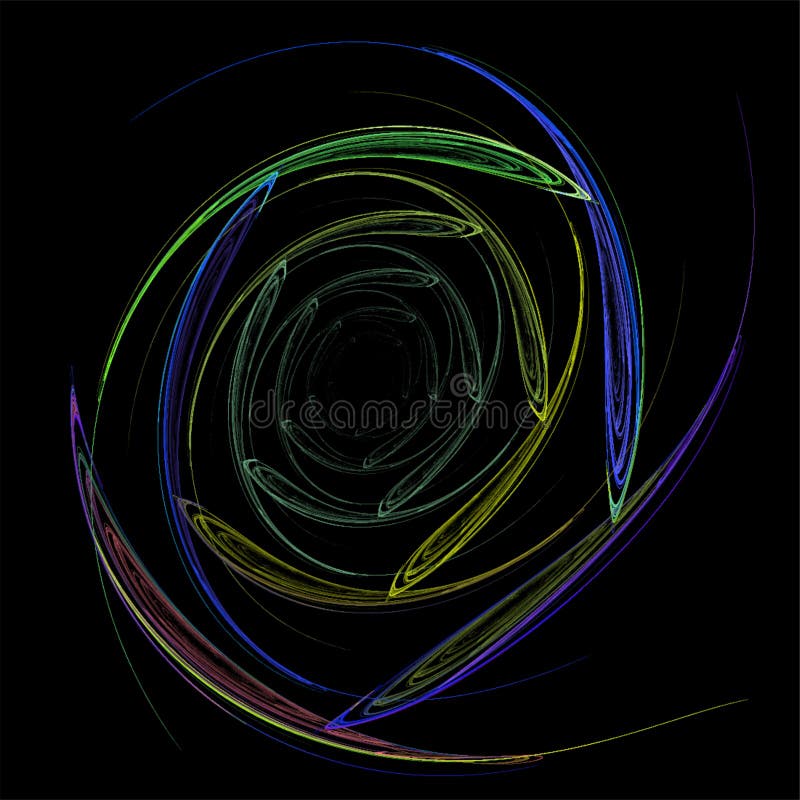 Simple Multicolor Abstract Pattern on Black Background, Wallpaper Stock ...
