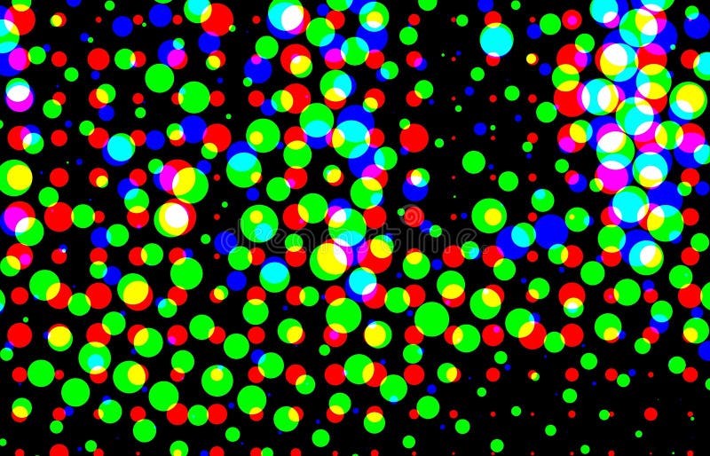 Simple Multicolor Halftone Background Stock Illustration - Illustration ...