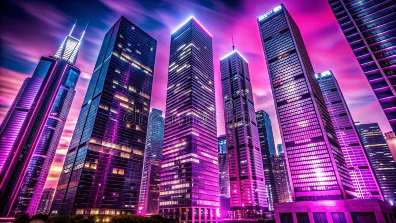 Simple Multiple Backgrounds with Magenta Gradients. Popular Stock ...