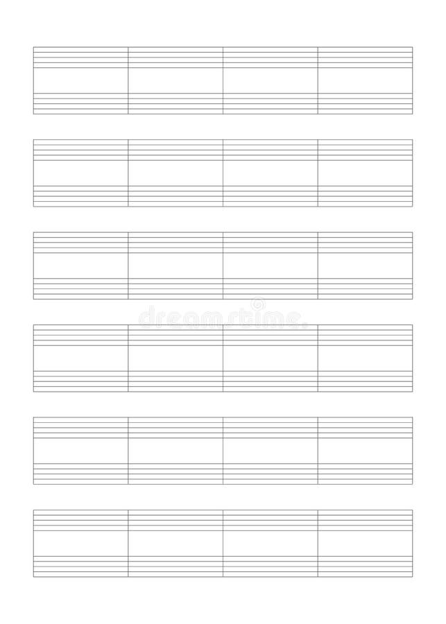 Simple Music Notes stock illustration. Illustration of poster - 97948236