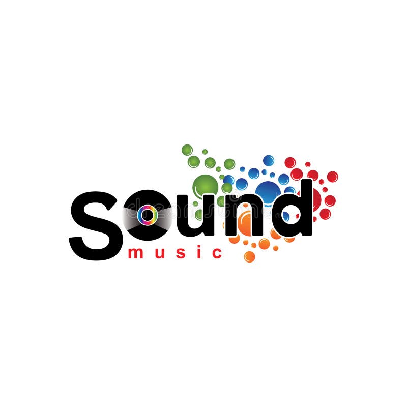 Simple Music Sound Logo Vector Icon Stock Vector - Illustration of ...