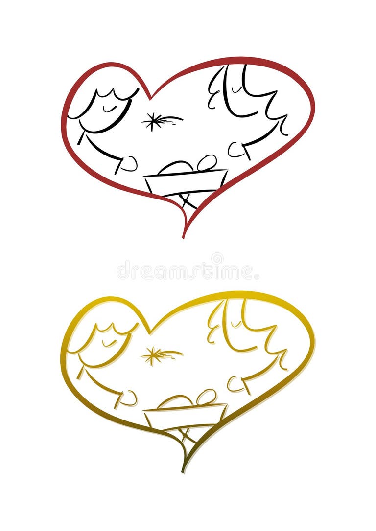 Simple Nativity Drawing Stock Illustrations – 1,110 Simple Nativity ...