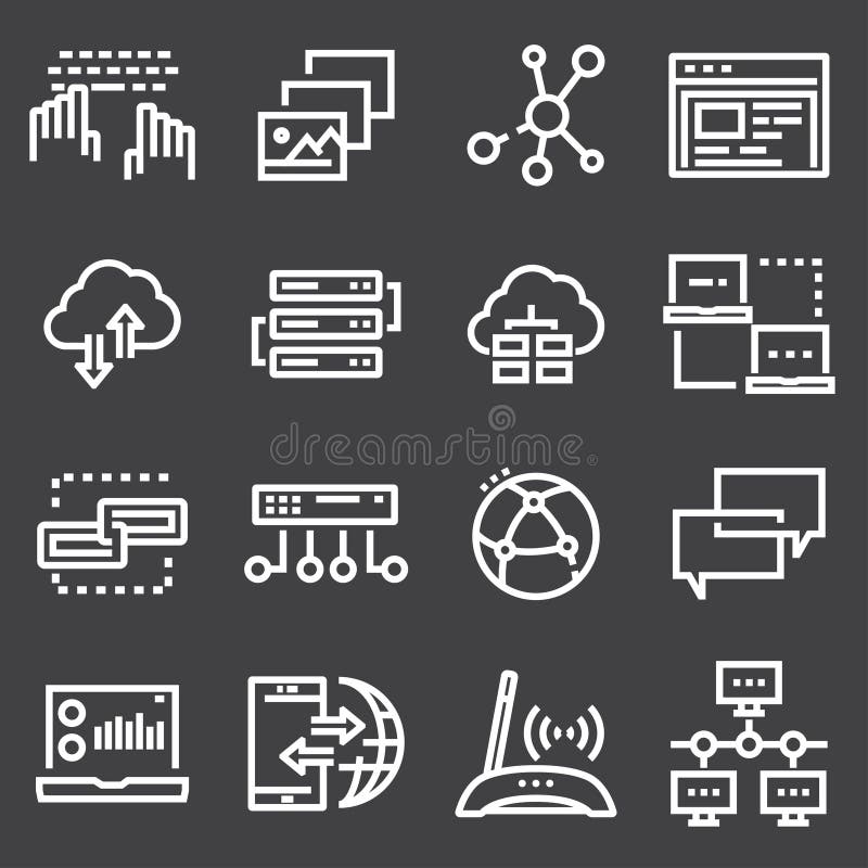 Simple Network Management Protocol Stock Illustration - Illustration of ...
