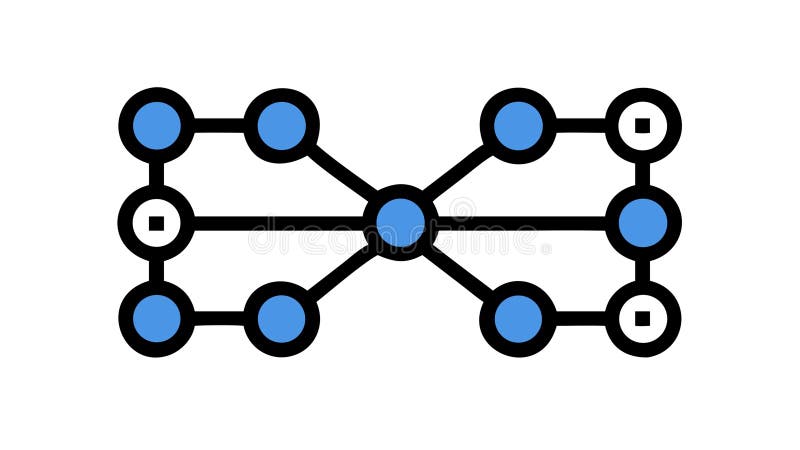 Simple Network Node Stock Illustrations – 3,010 Simple Network Node ...