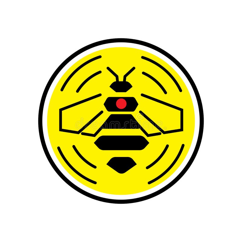 Simple New Yellow Abstract Bee Logo Stock Illustrations – 10 Simple New ...