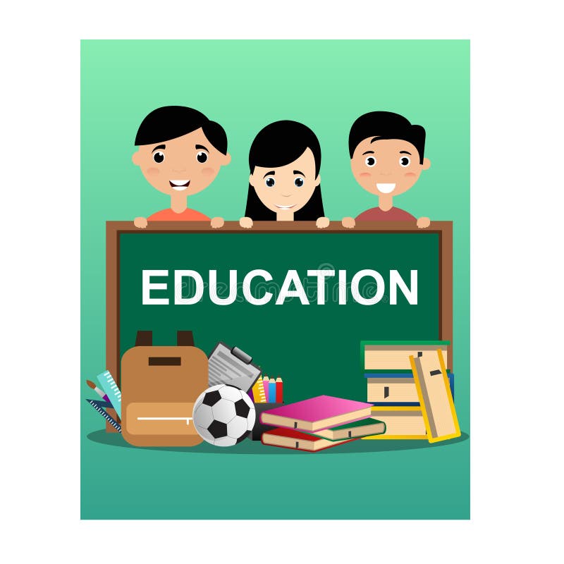 Education and Kids Vector Illustration Design Stock Vector ...