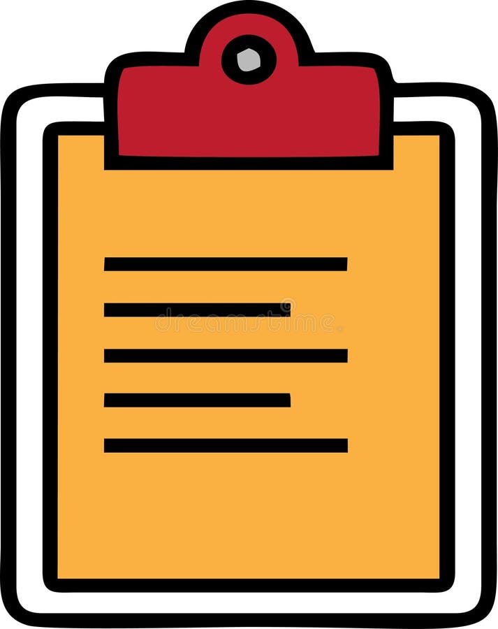 A Simple Note Icon, Good for Educational Purpose Stock Vector ...