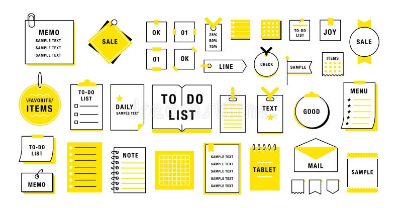 Simple Notebook. Japanese Style Memos. Flat Notice Frame, Decorative ...