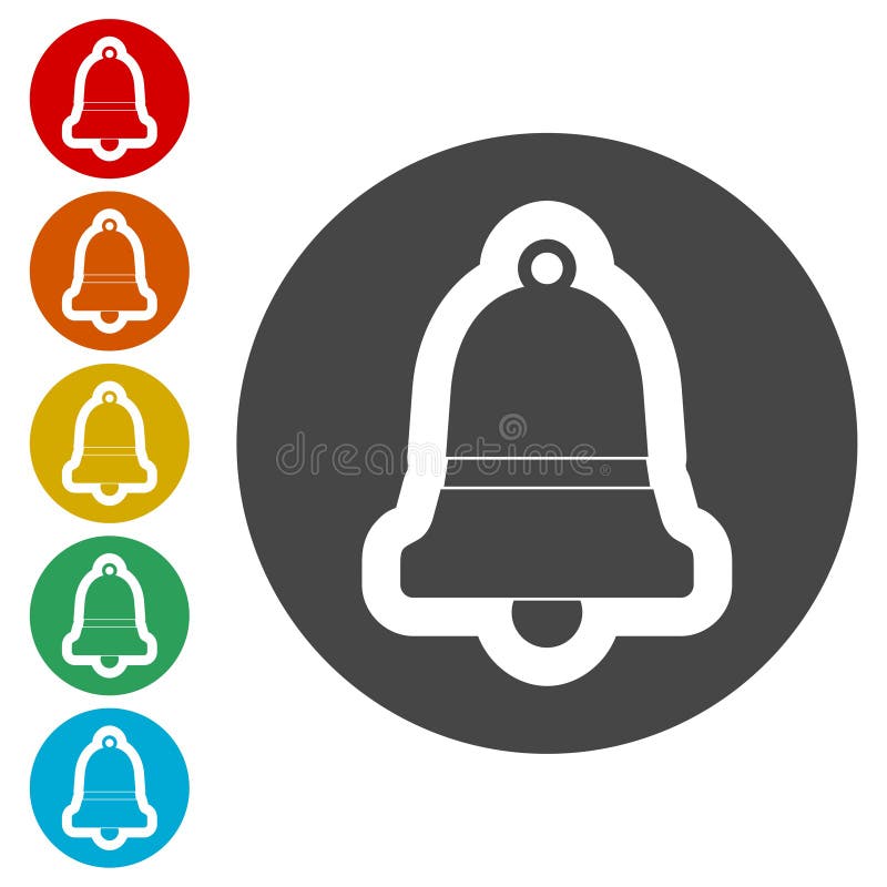 Simple Notification Icon stock vector. Illustration of decoration ...