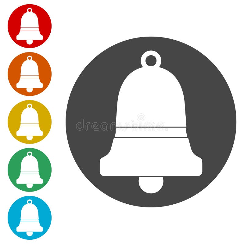 Simple Notification Icon stock vector. Illustration of notification ...