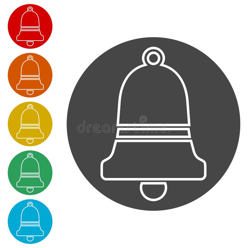 Simple Notification Icon stock vector. Illustration of morning - 108904817