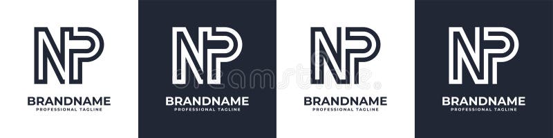 Simple NP Monogram Logo, Suitable for Any Business with NP or PN ...