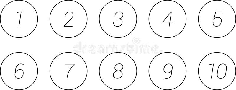 Simple Numbers Icon Set of 1-31 Numbers Simple Black Style Symbol Sign ...
