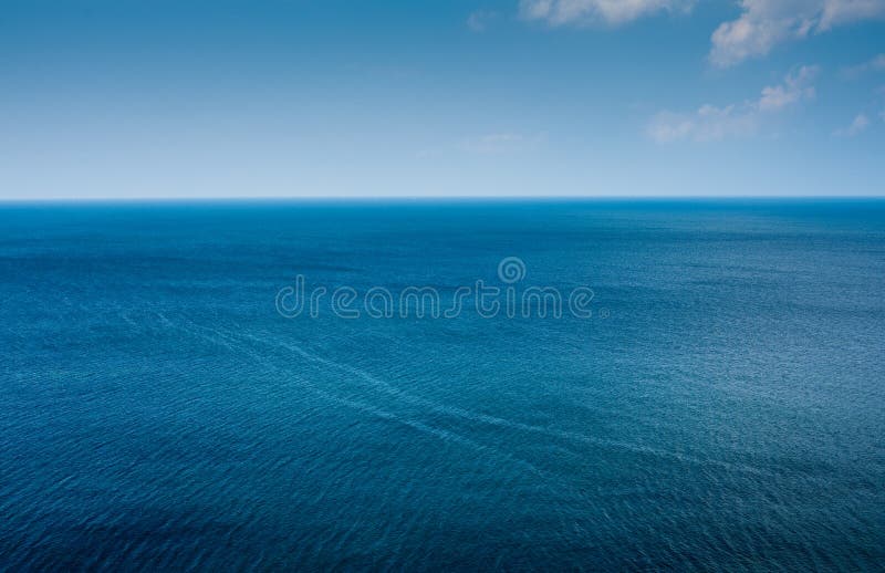 Blue Ocean Horizon stock photo. Image of horizon, ocean - 145578858