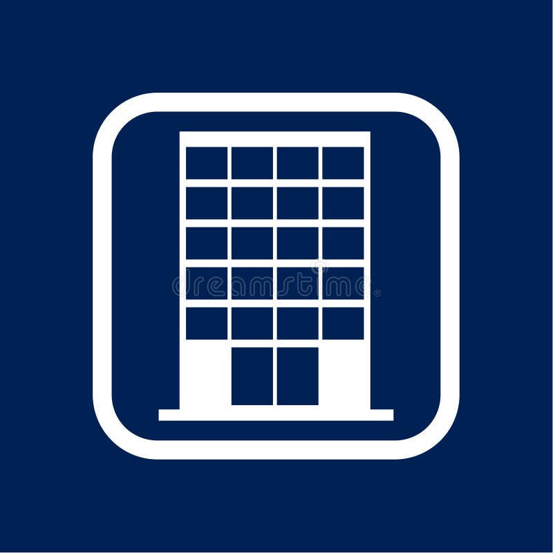 Simple Office building stock vector. Illustration of vector - 159920398