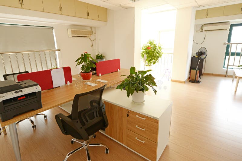 Simple Office of Business Companies Stock Photo - Image of leather ...