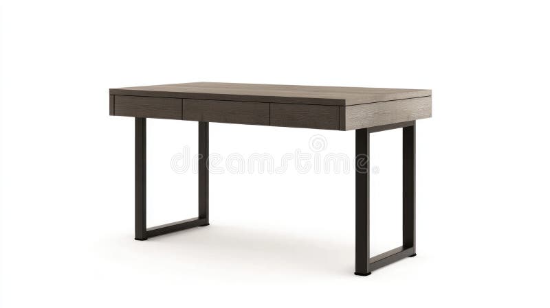 A Simple Office Desk with a Drawer on Top, Suitable for Various ...