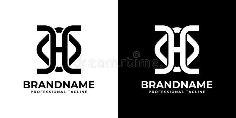 Simple OH or HO Monogram Logo, Suitable for Any Business with OH or HO ...