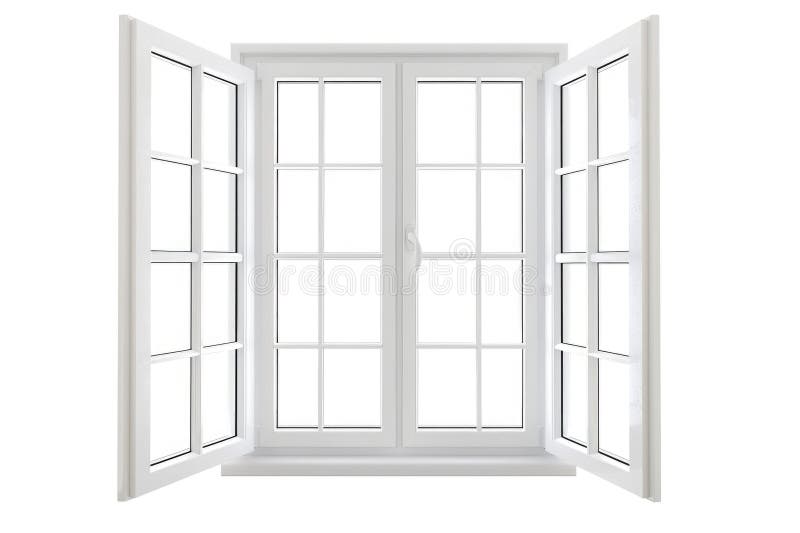 Simple Open Window White Frame Ideal Interior Design Concepts Stock ...