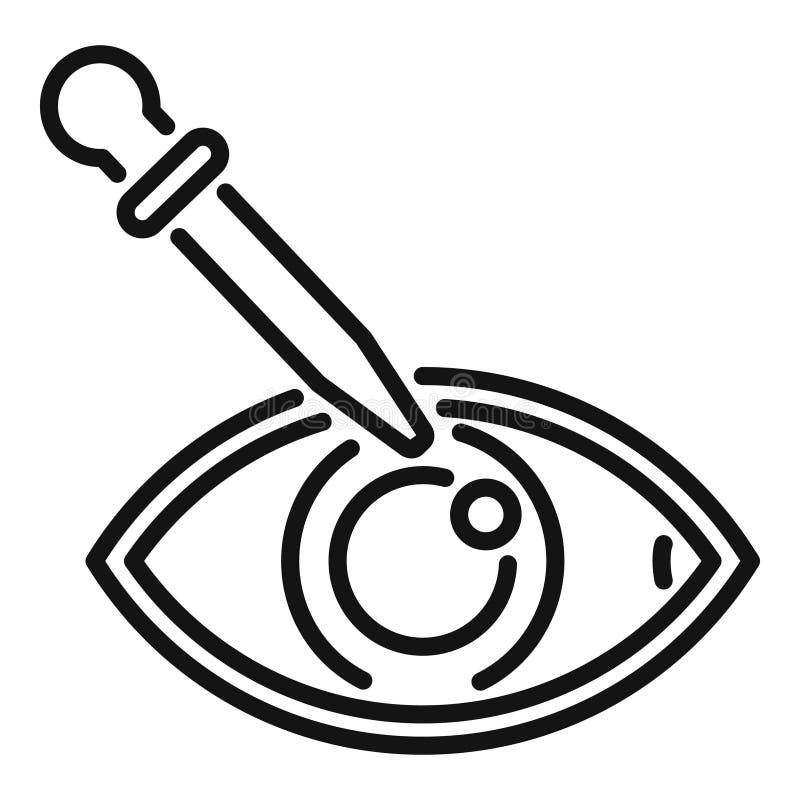 Doctor Applying Eye Drop with Pipette for Ophthalmology Treatment Stock ...