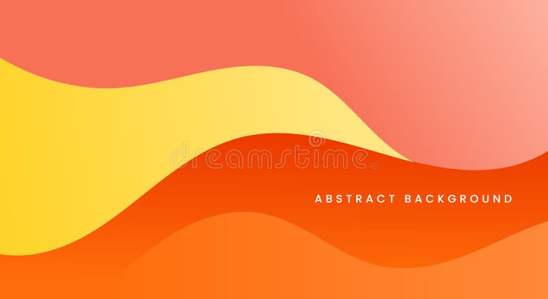 Simple Orange and Yellow Background Wallpaper Stock Vector ...